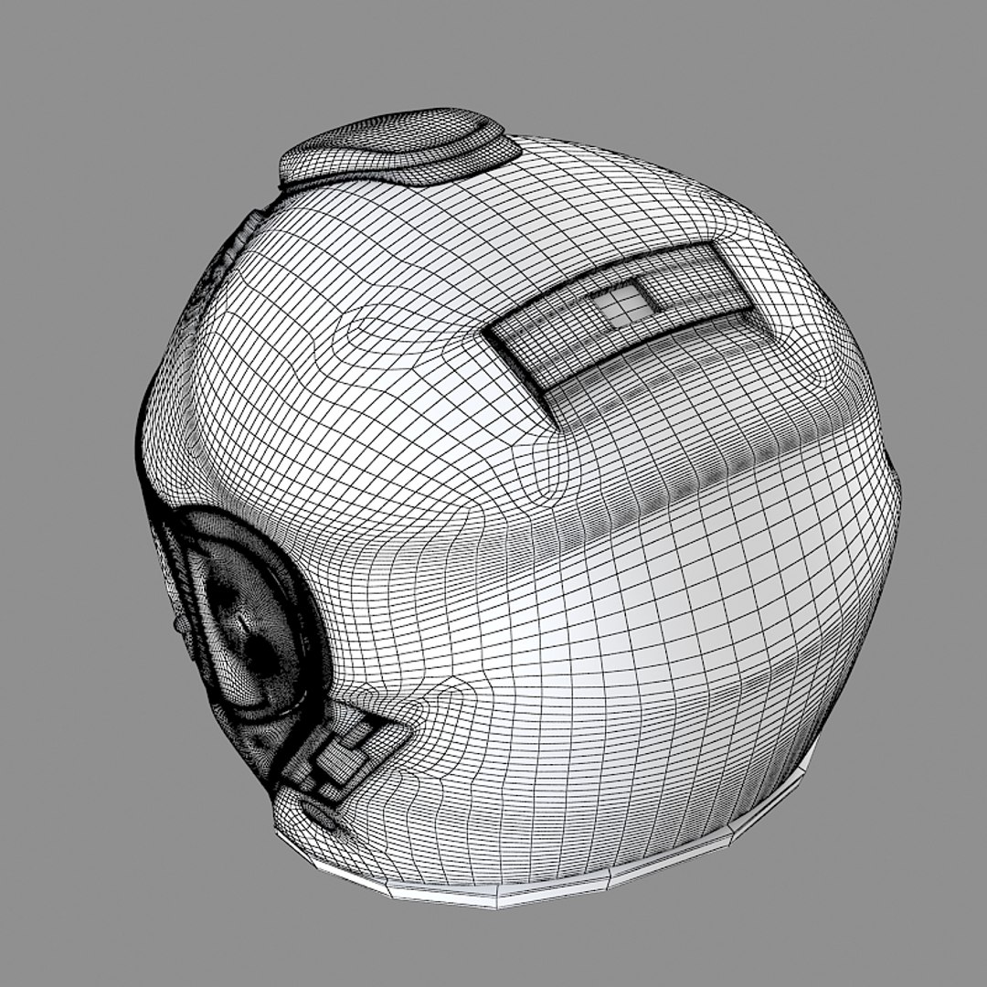 3d Model Racing Helmet