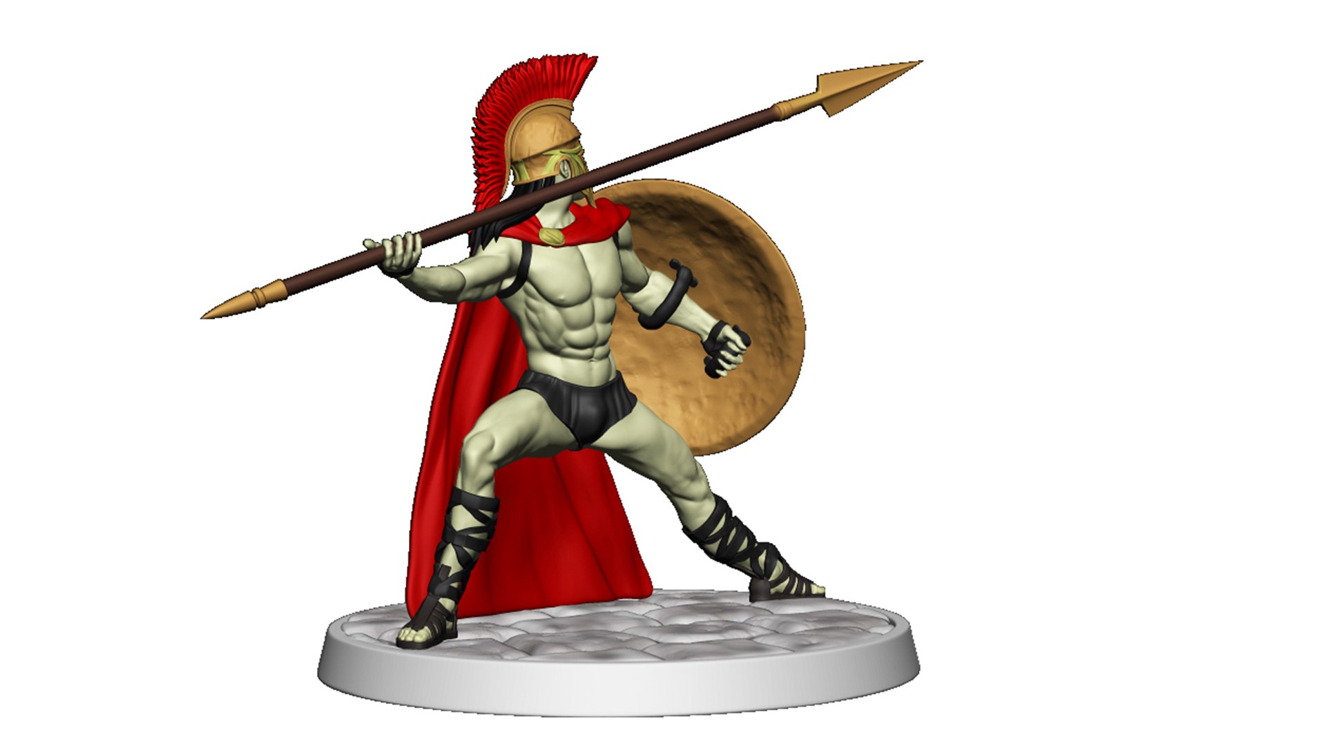 3D Spartan 8 Starter Set Light Spartan Army Model - TurboSquid 2312194