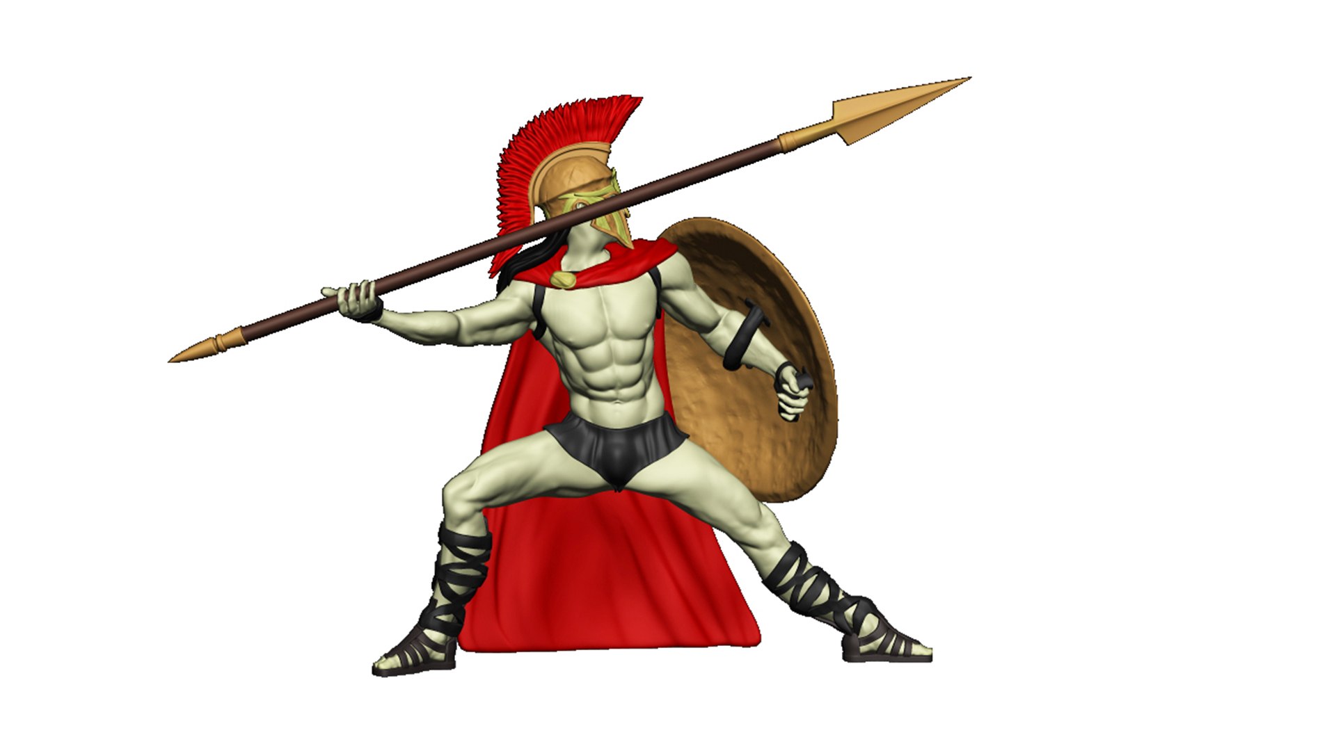3D Spartan 8 Starter Set Light Spartan Army Model - TurboSquid 2312194