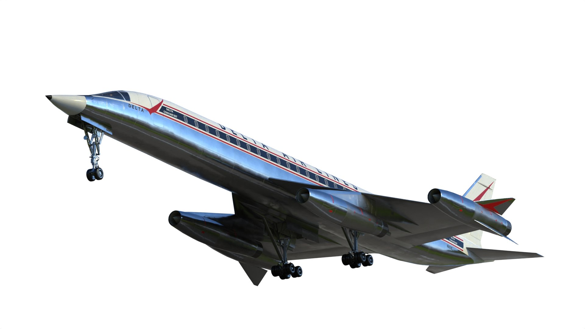3D Convair 58-9 SST - TurboSquid 2114978