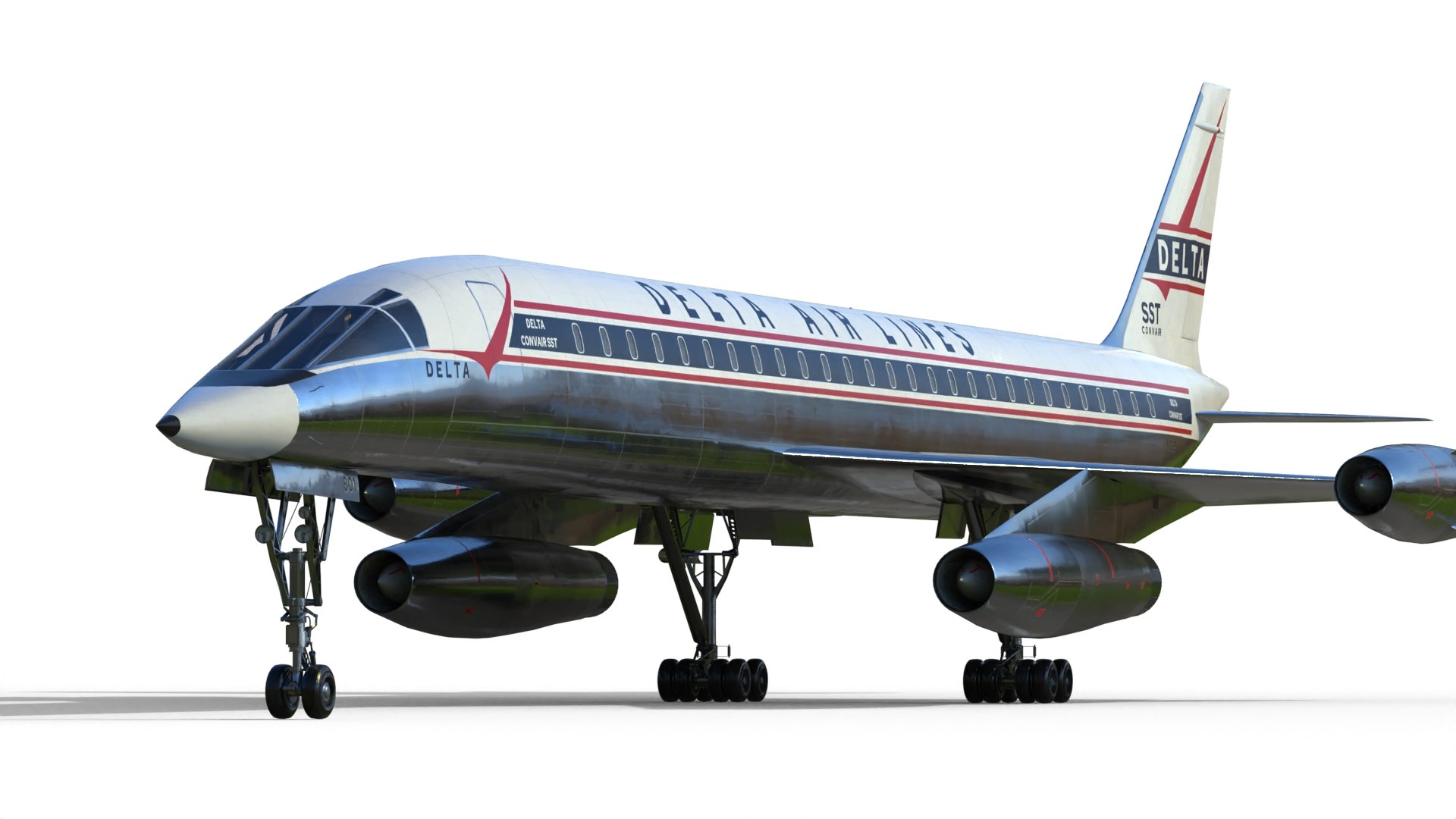 3D Convair 58-9 SST - TurboSquid 2114978