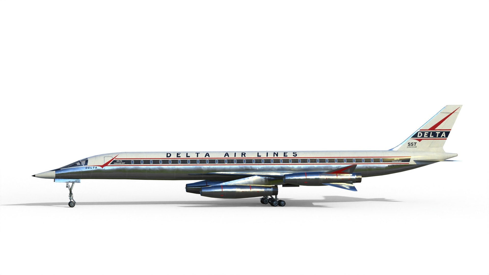 3D Convair 58-9 SST - TurboSquid 2114978