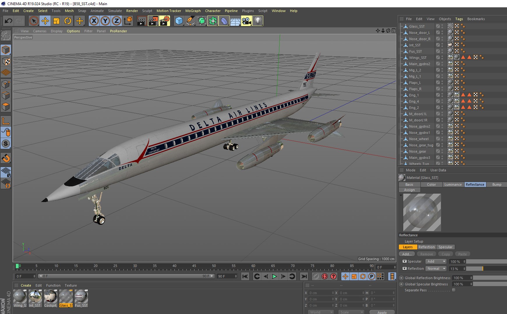 3D Convair 58-9 SST - TurboSquid 2114978