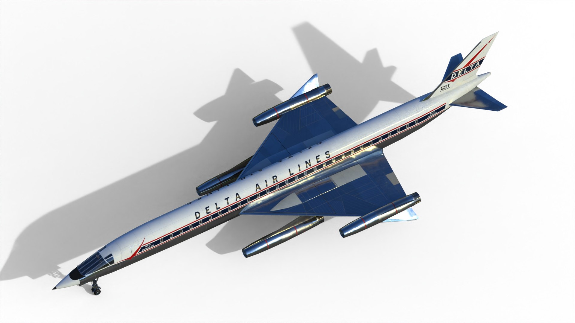 3D Convair 58-9 SST - TurboSquid 2114978
