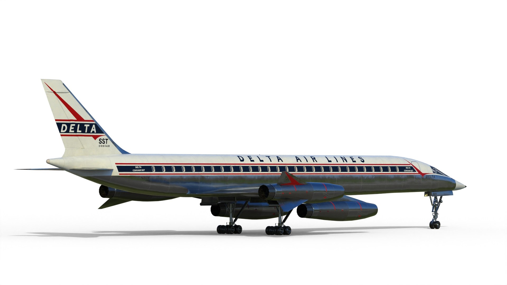 3D Convair 58-9 SST - TurboSquid 2114978