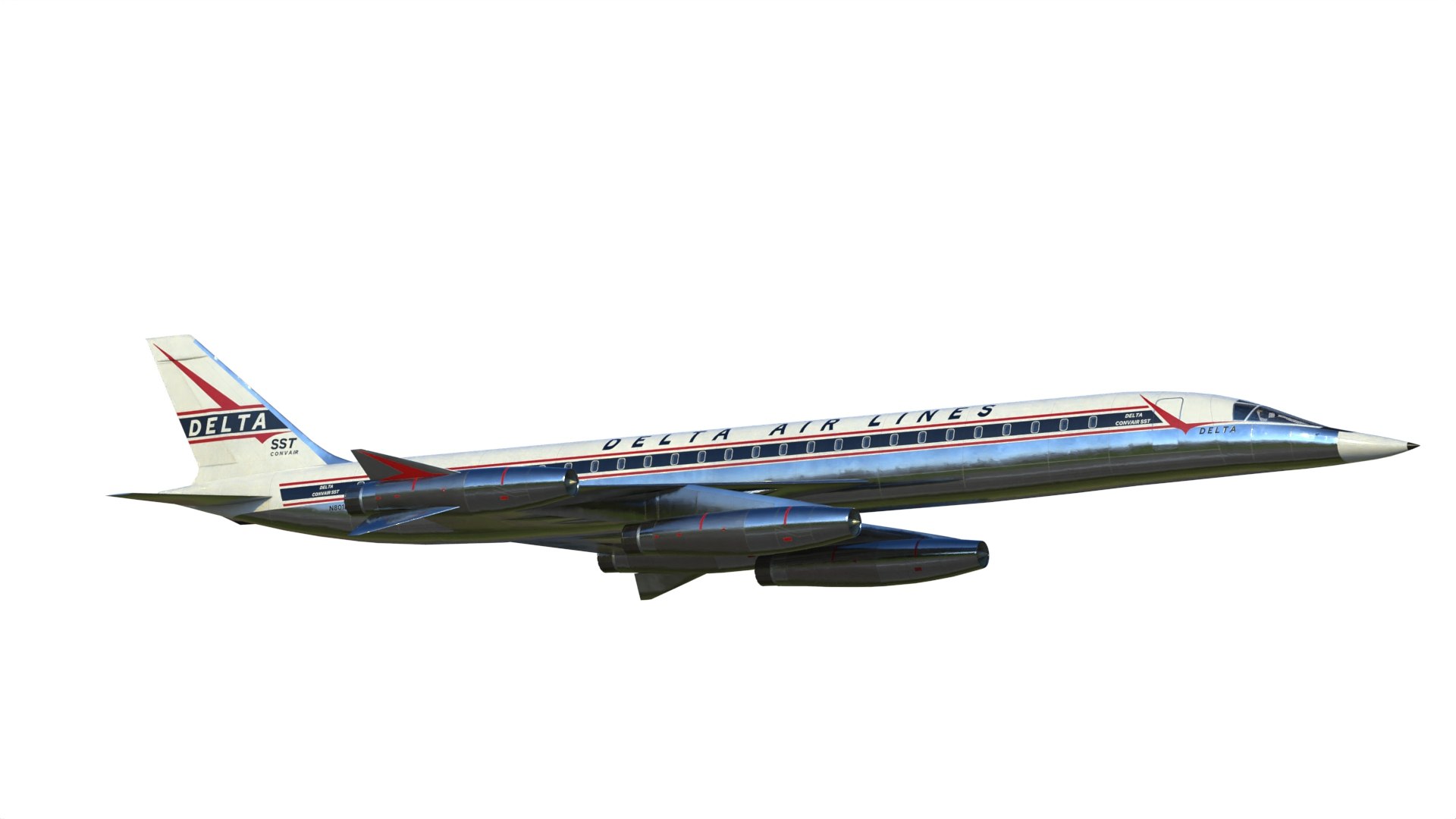 3D Convair 58-9 SST - TurboSquid 2114978
