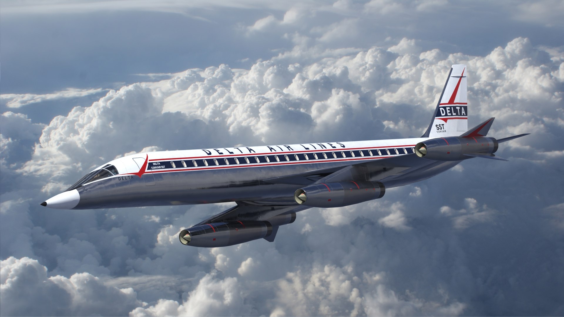 3D Convair 58-9 SST - TurboSquid 2114978