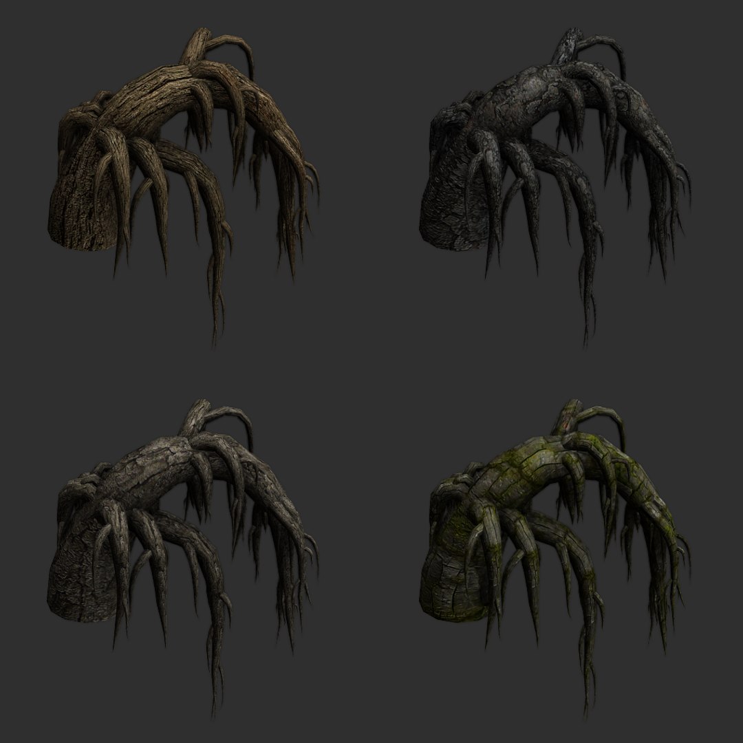 Free root tree nature 3D model - TurboSquid 1432073