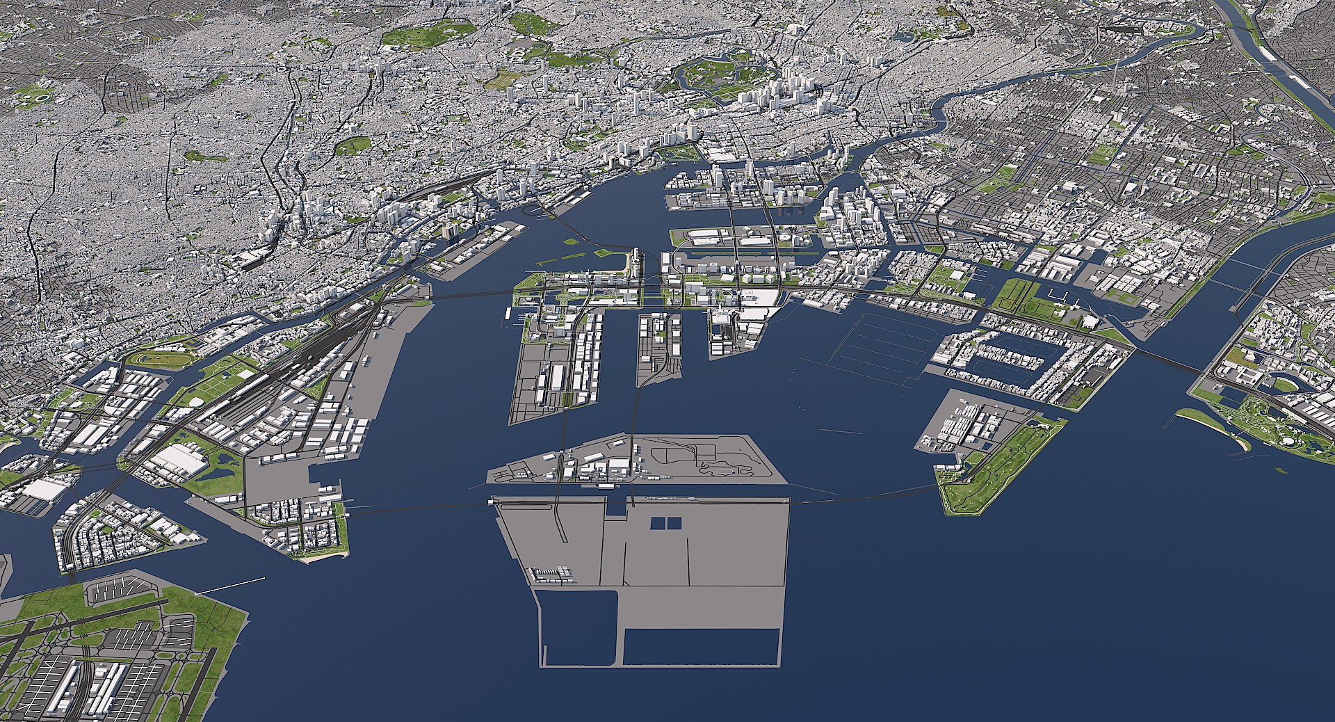 Tokyo Cityscape 2019 City Model - TurboSquid 1452937