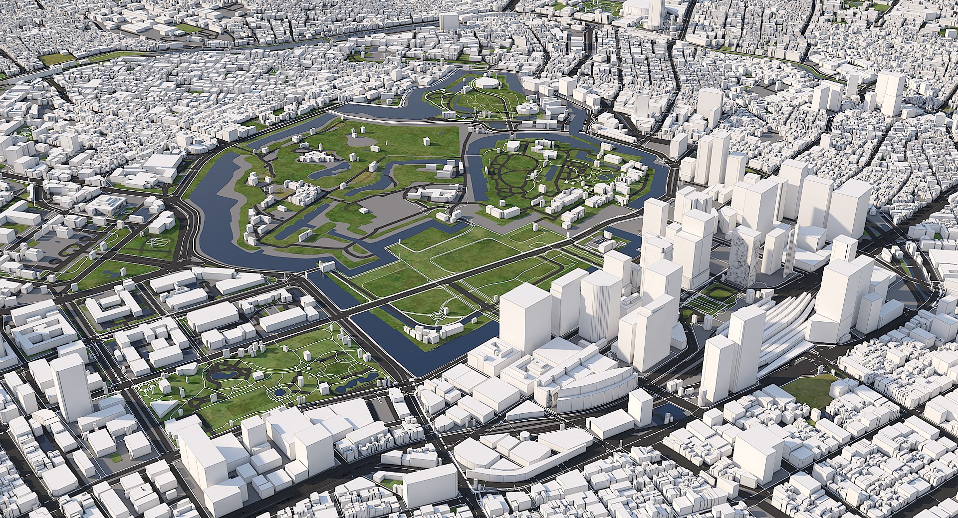 Tokyo Cityscape 2019 City Model - TurboSquid 1452937