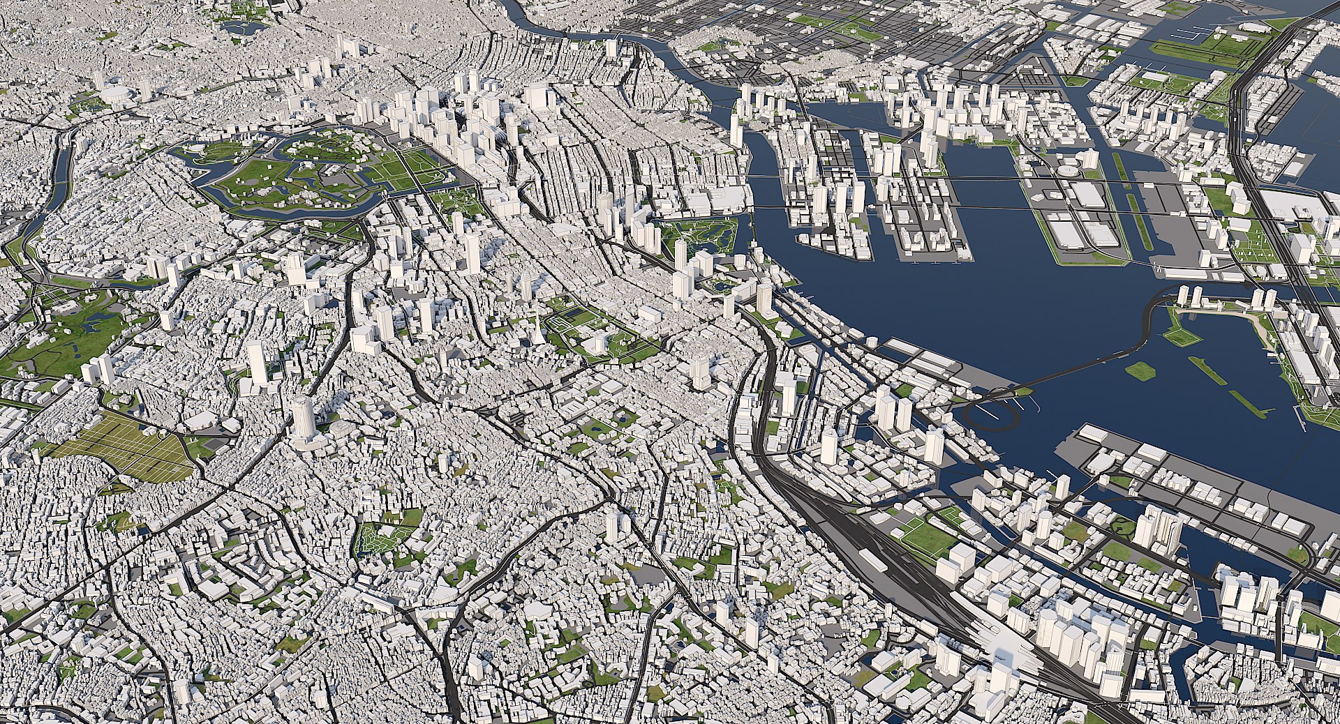 Tokyo Cityscape 2019 City Model - TurboSquid 1452937