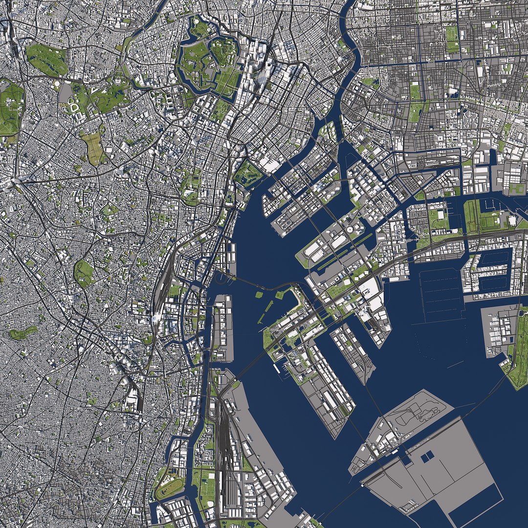 Tokyo Cityscape 2019 City Model - TurboSquid 1452937