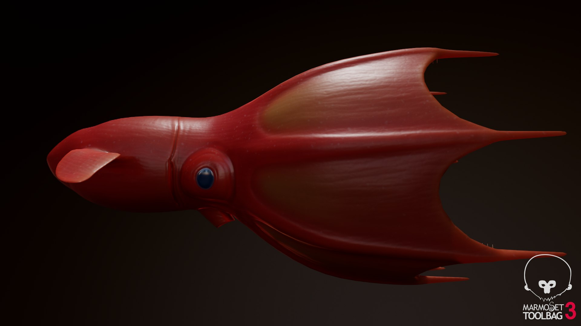 Vampire Squid 3D Model - TurboSquid 1463925