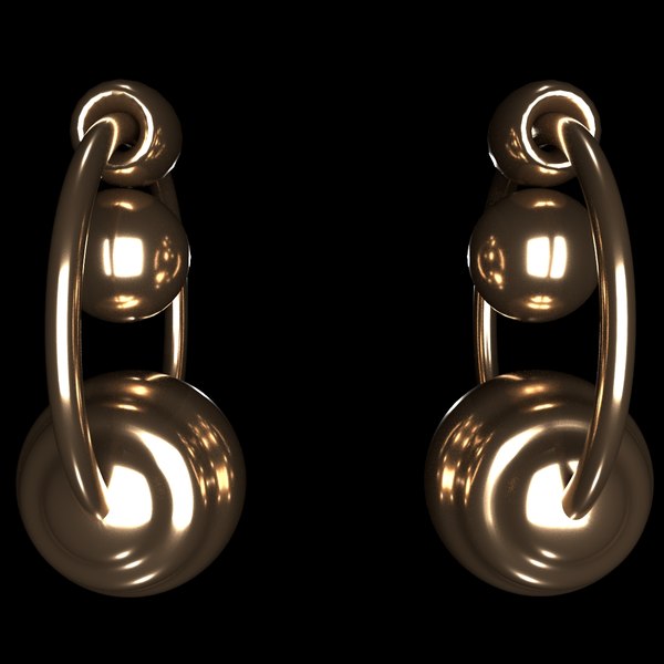 Free 3D Earrings Models | TurboSquid