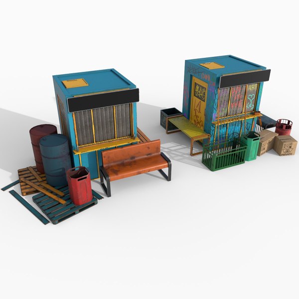 Garbage Container Box Unity Models for Download | TurboSquid