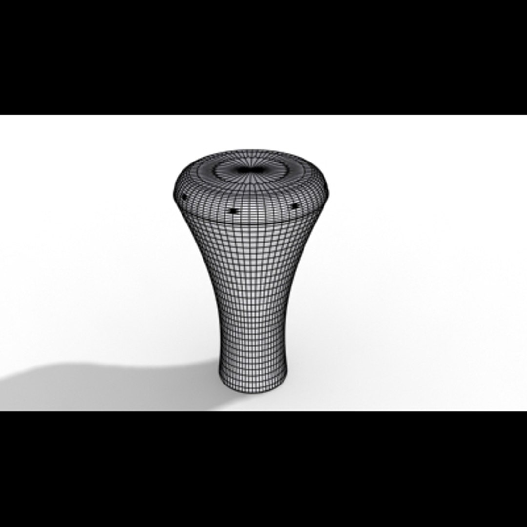 3d Model Maghreb Drum Derbuka