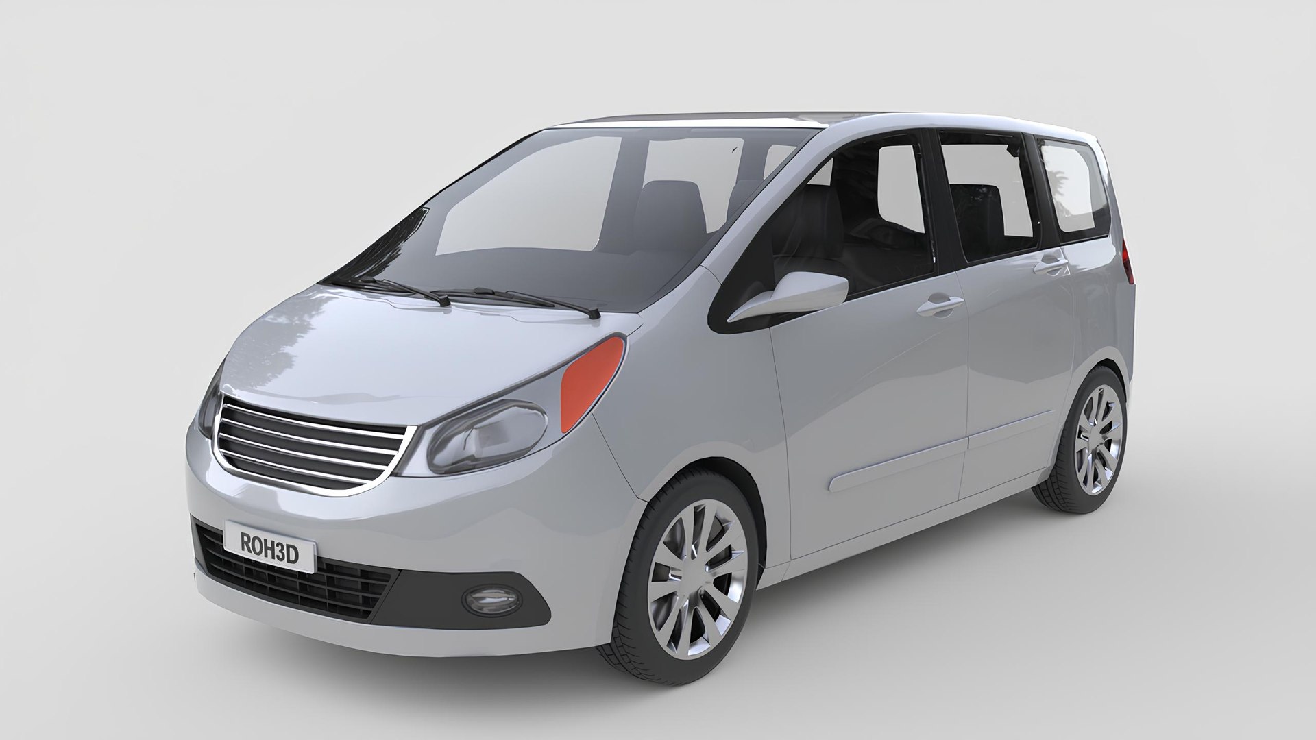 3D Generic MPV 2009 - TurboSquid 2355559