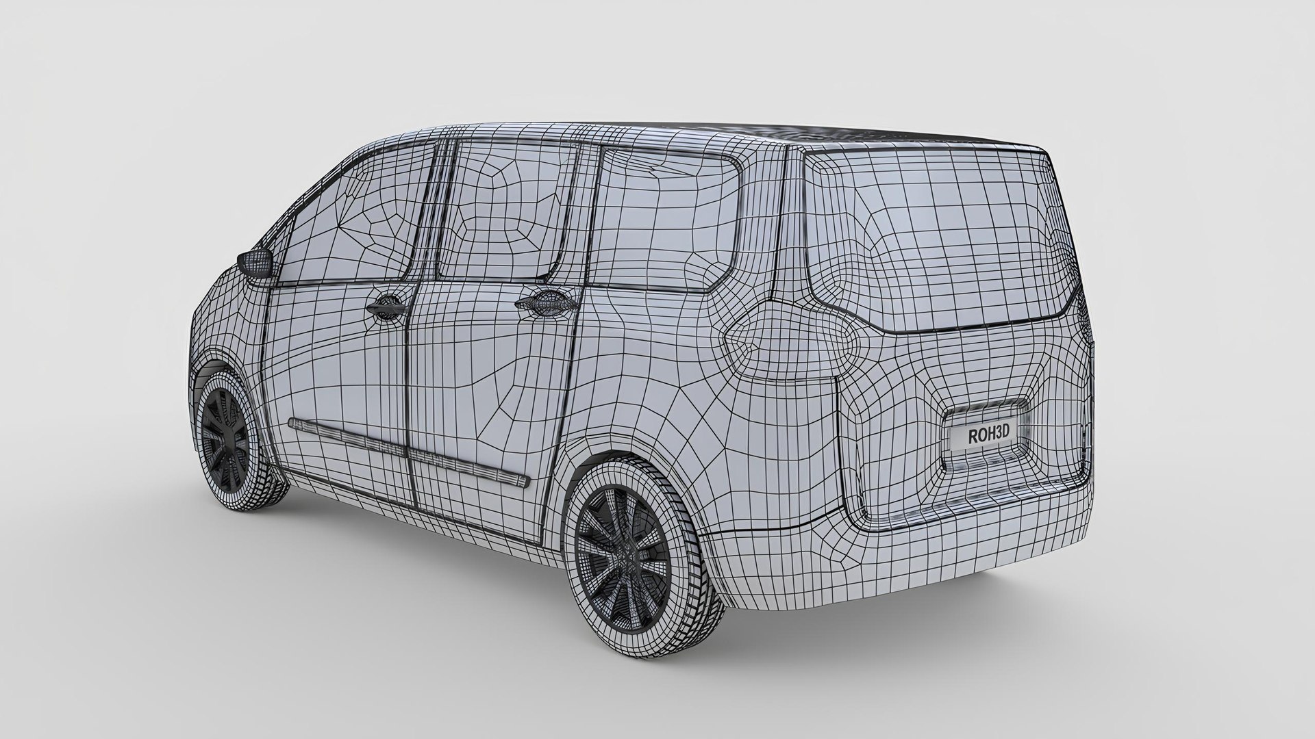 3D Generic MPV 2009 - TurboSquid 2355559