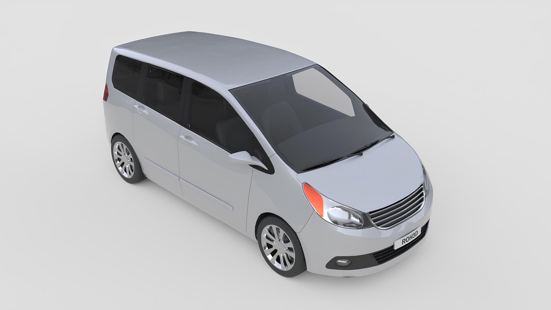 3D Generic MPV 2009 - TurboSquid 2355559