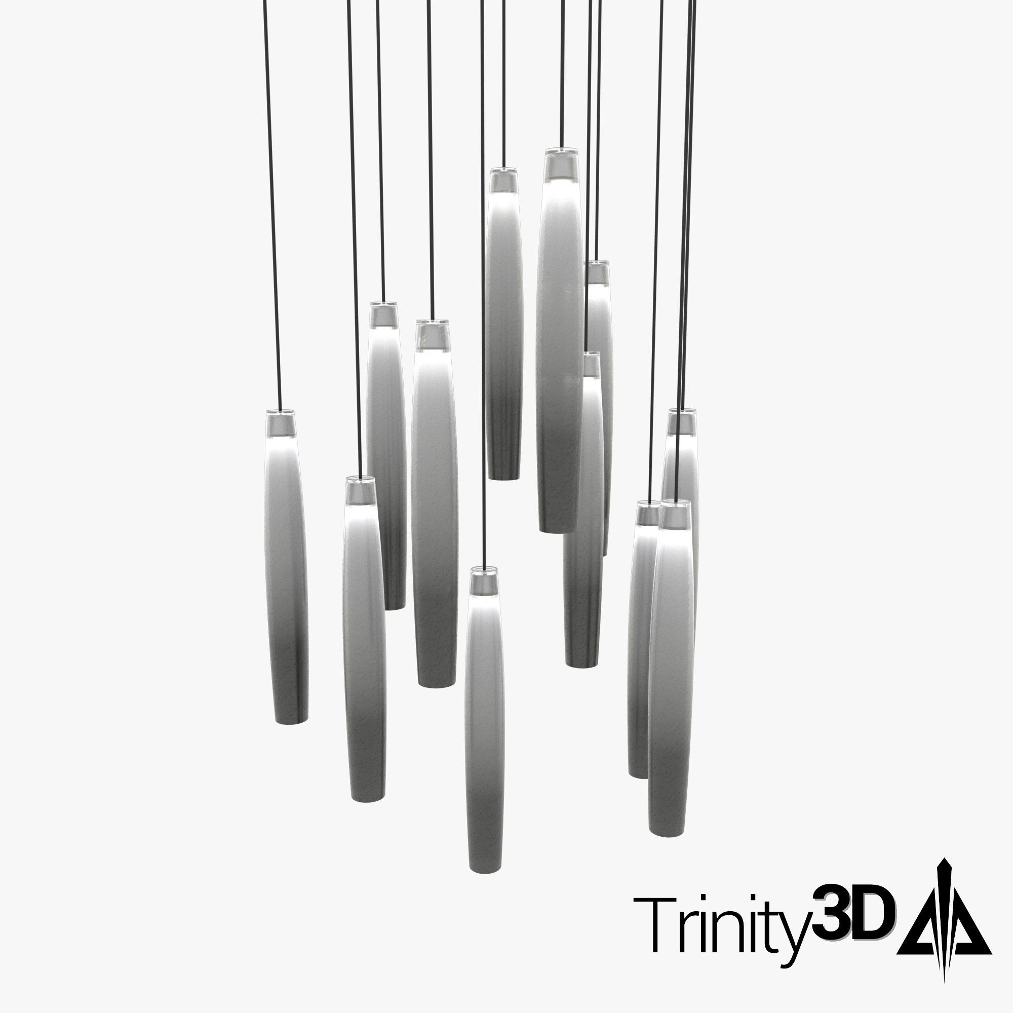Hanging drop lights 3D model - TurboSquid 1581340