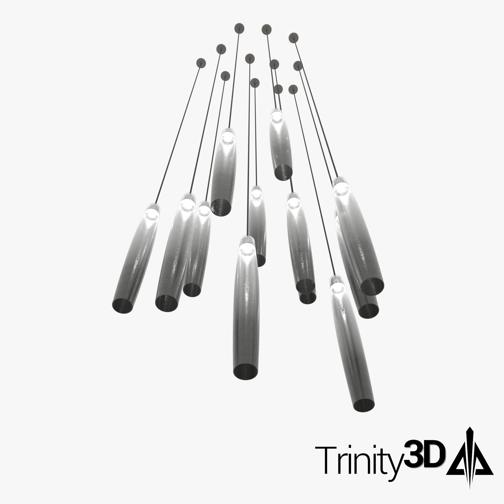 Hanging drop lights 3D model - TurboSquid 1581340