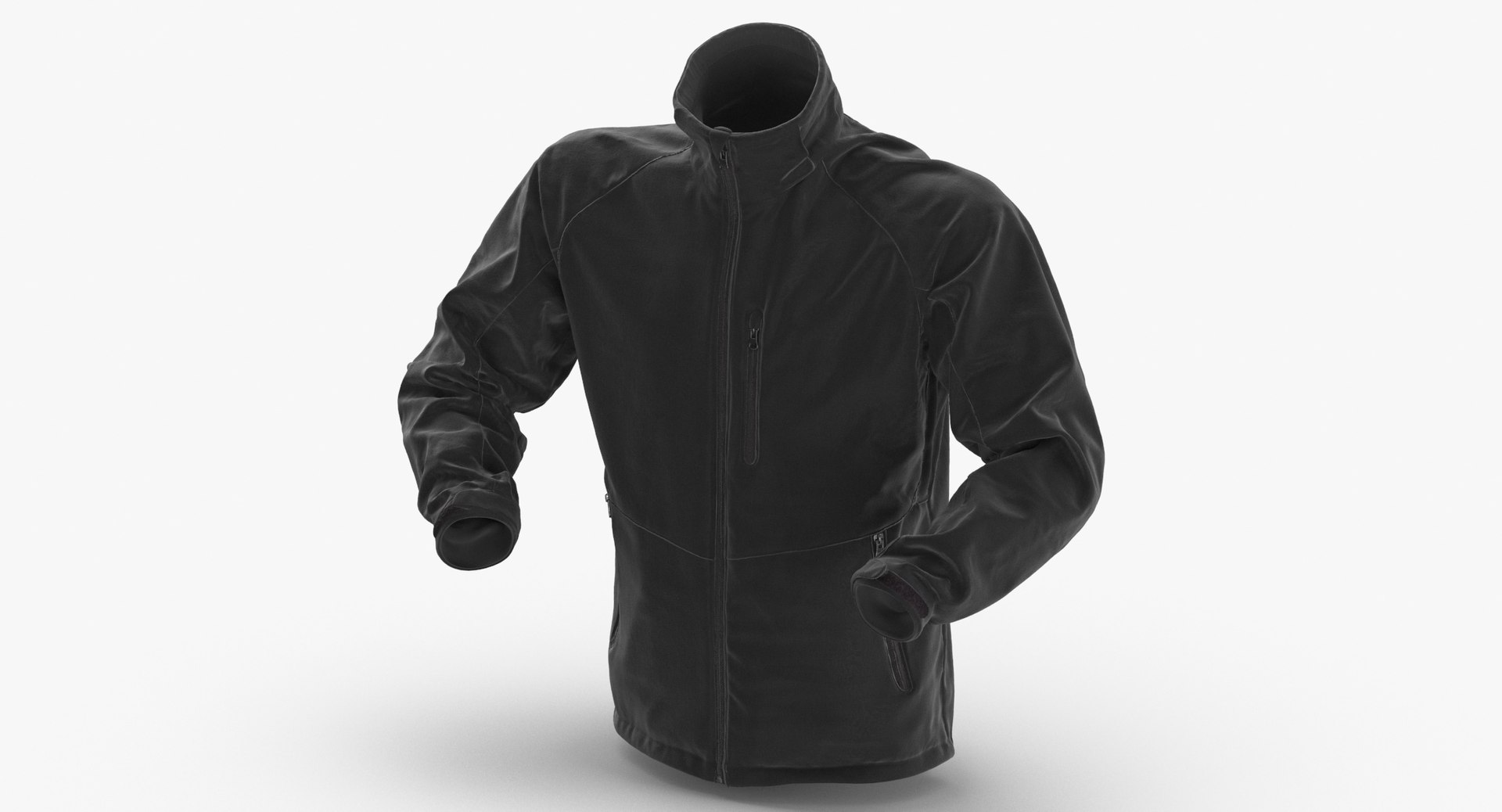 Male winter jacket 01 3D model - TurboSquid 1512978