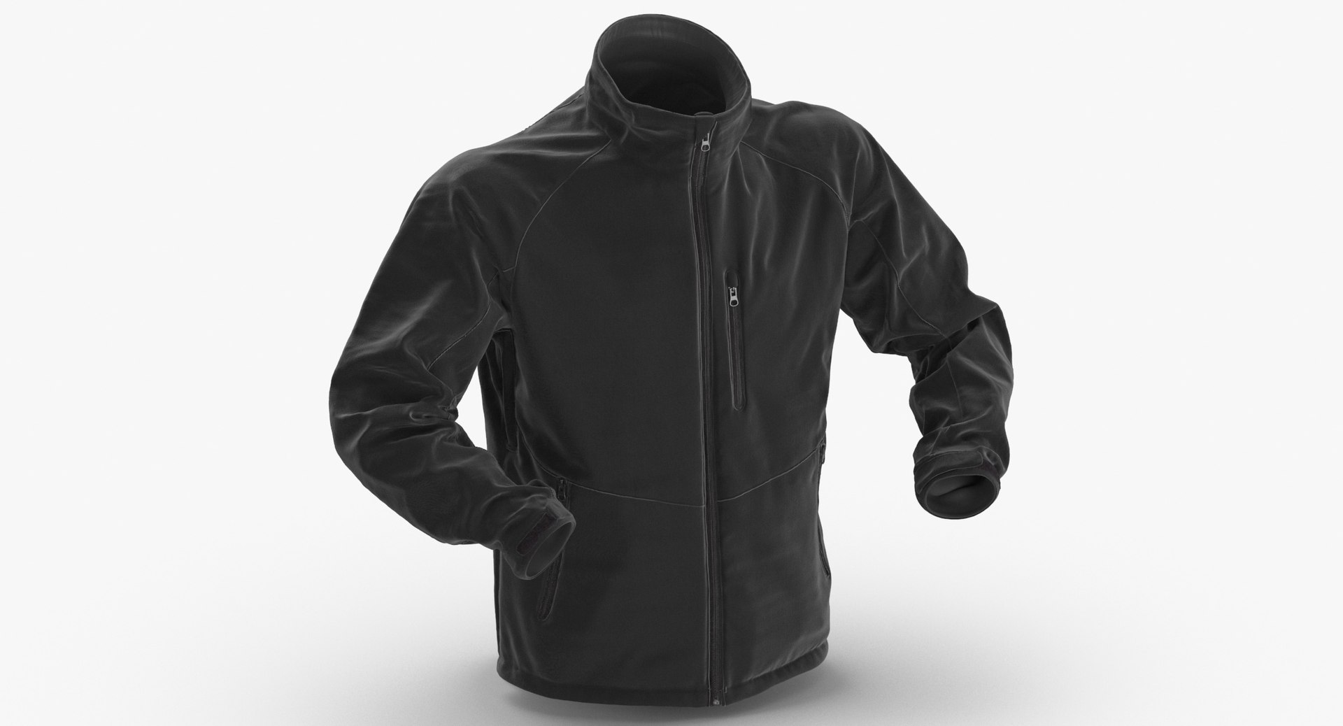 Male Winter Jacket 01 3D Model - TurboSquid 1512978
