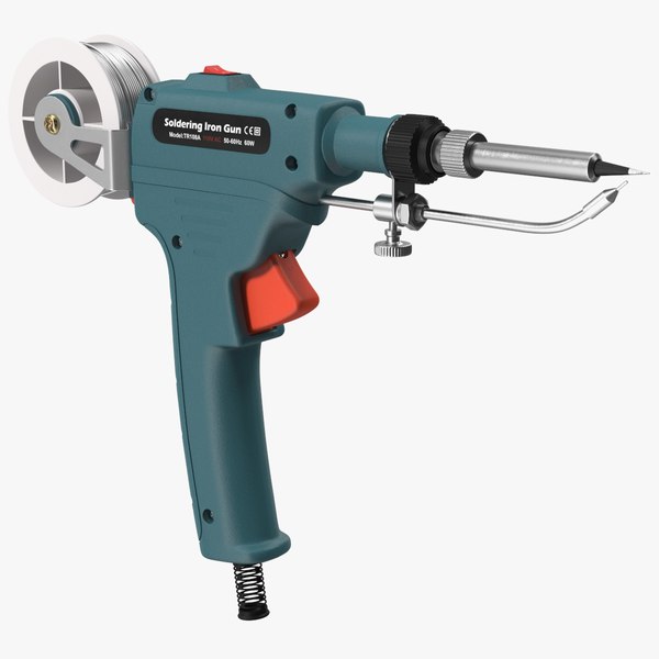 Soldering Iron Gun Blue 3D model - TurboSquid 1896241