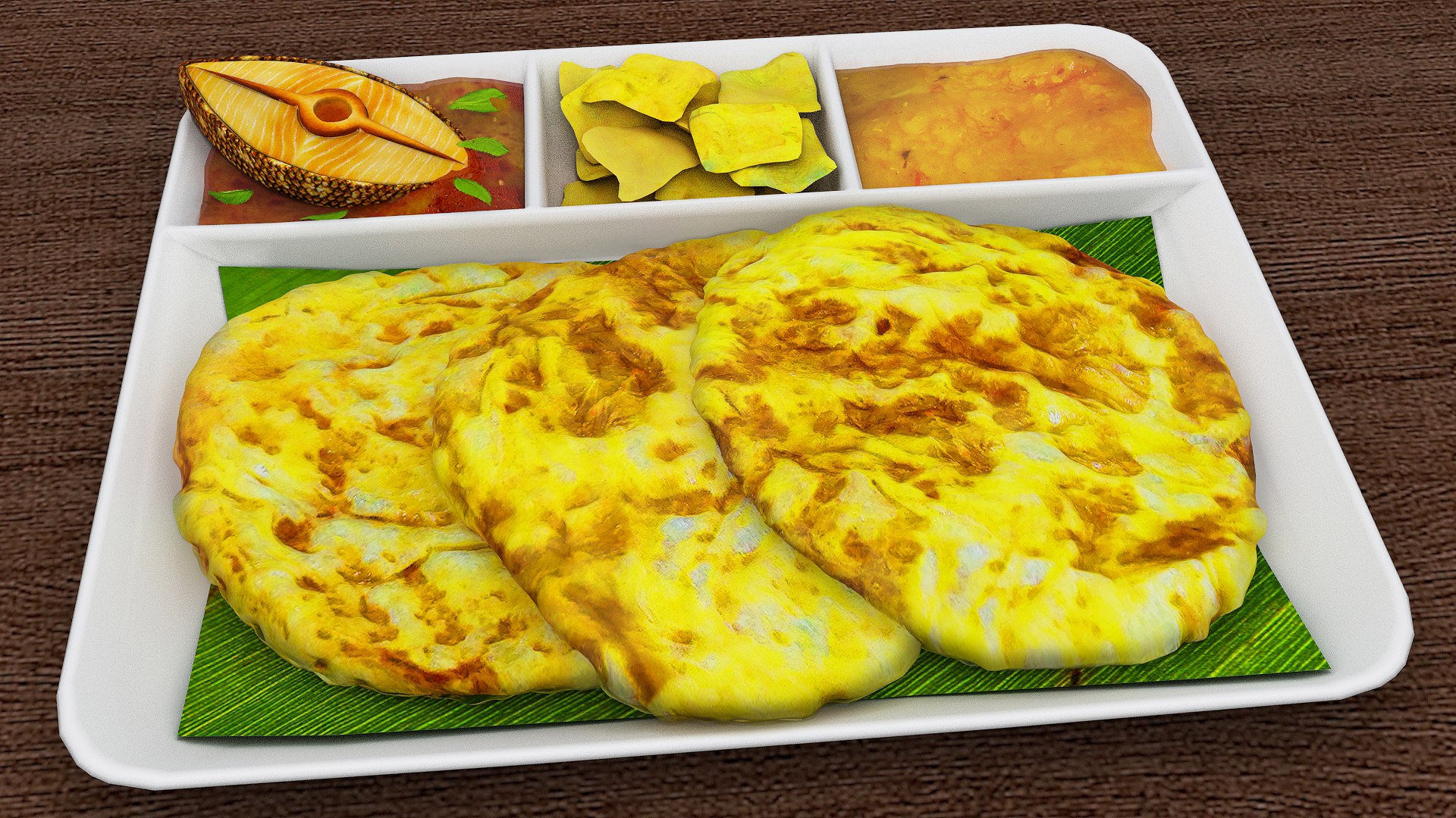 Roti Canai 3D - TurboSquid 1925764