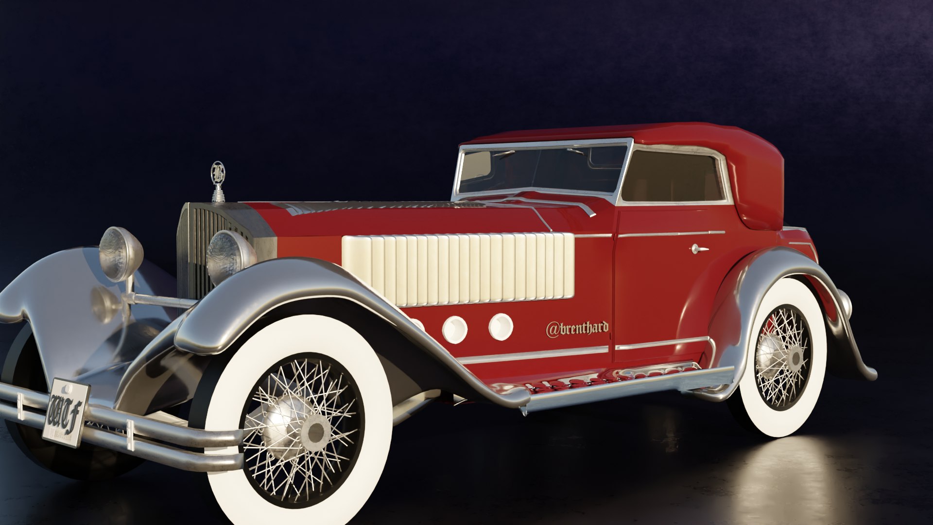 3D Model Mercedes-Benz 1925 Roadster - TurboSquid 1965116