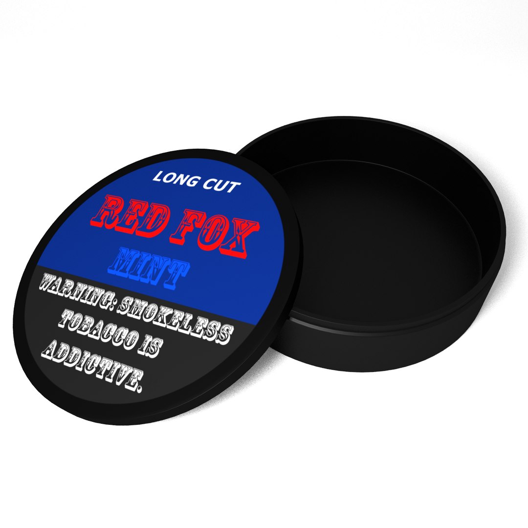 dipping tobacco 3d model