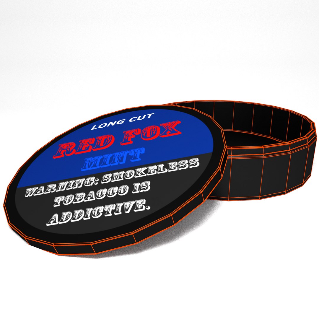 dipping tobacco 3d model