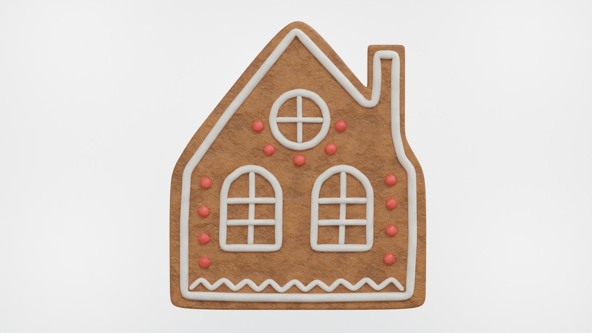3D Gingerbread Christmas Cookie 09 - TurboSquid 2220162