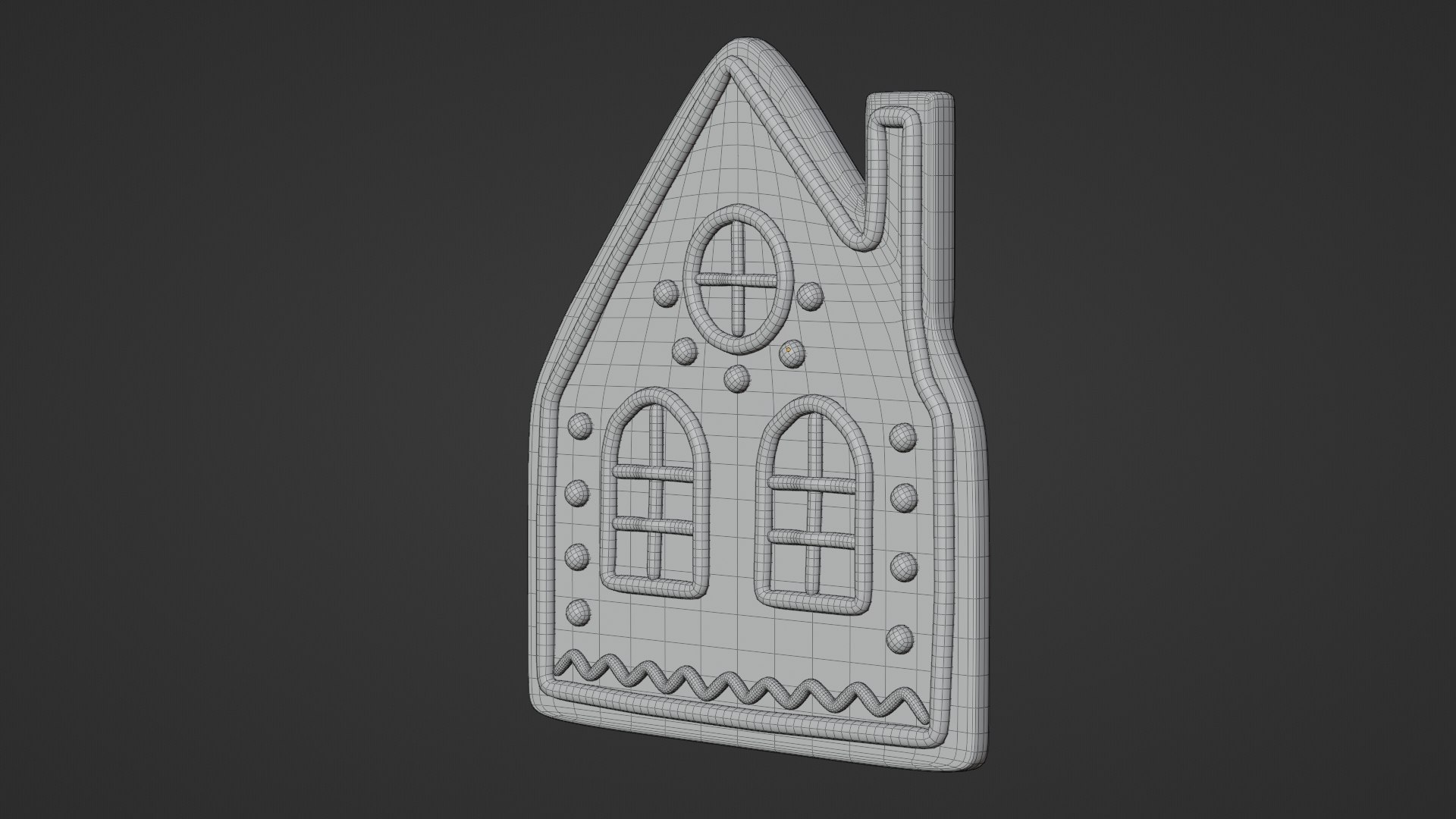 3D Gingerbread Christmas Cookie 09 - TurboSquid 2220162