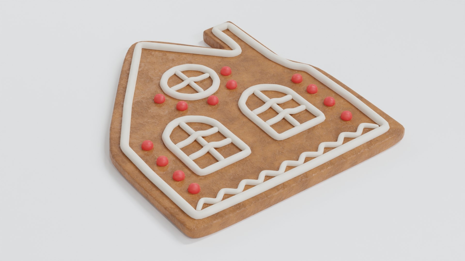 3D Gingerbread Christmas Cookie 09 - TurboSquid 2220162