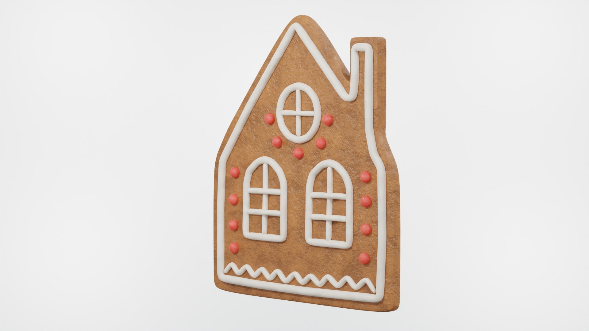 3D Gingerbread Christmas Cookie 09 - TurboSquid 2220162