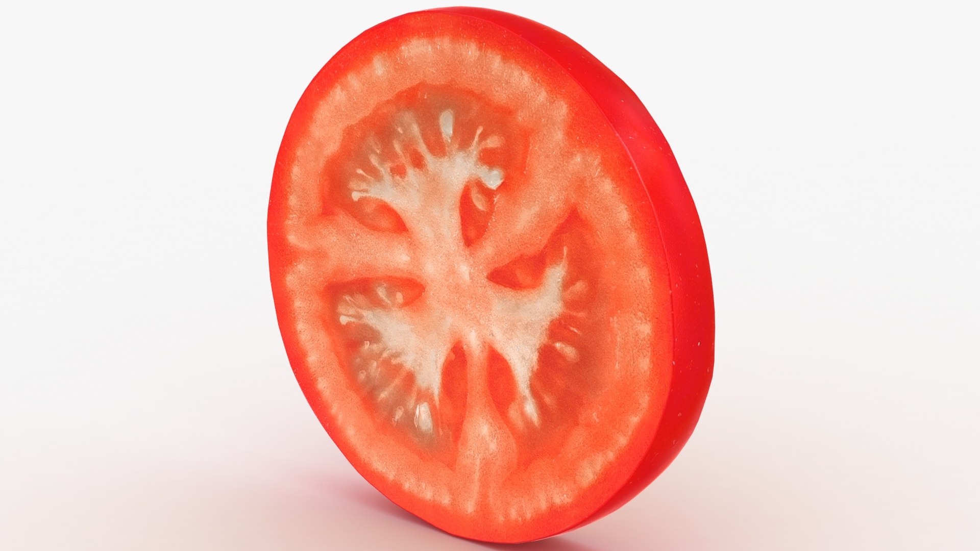 Realistic Tomato Slice Model - TurboSquid 1539611