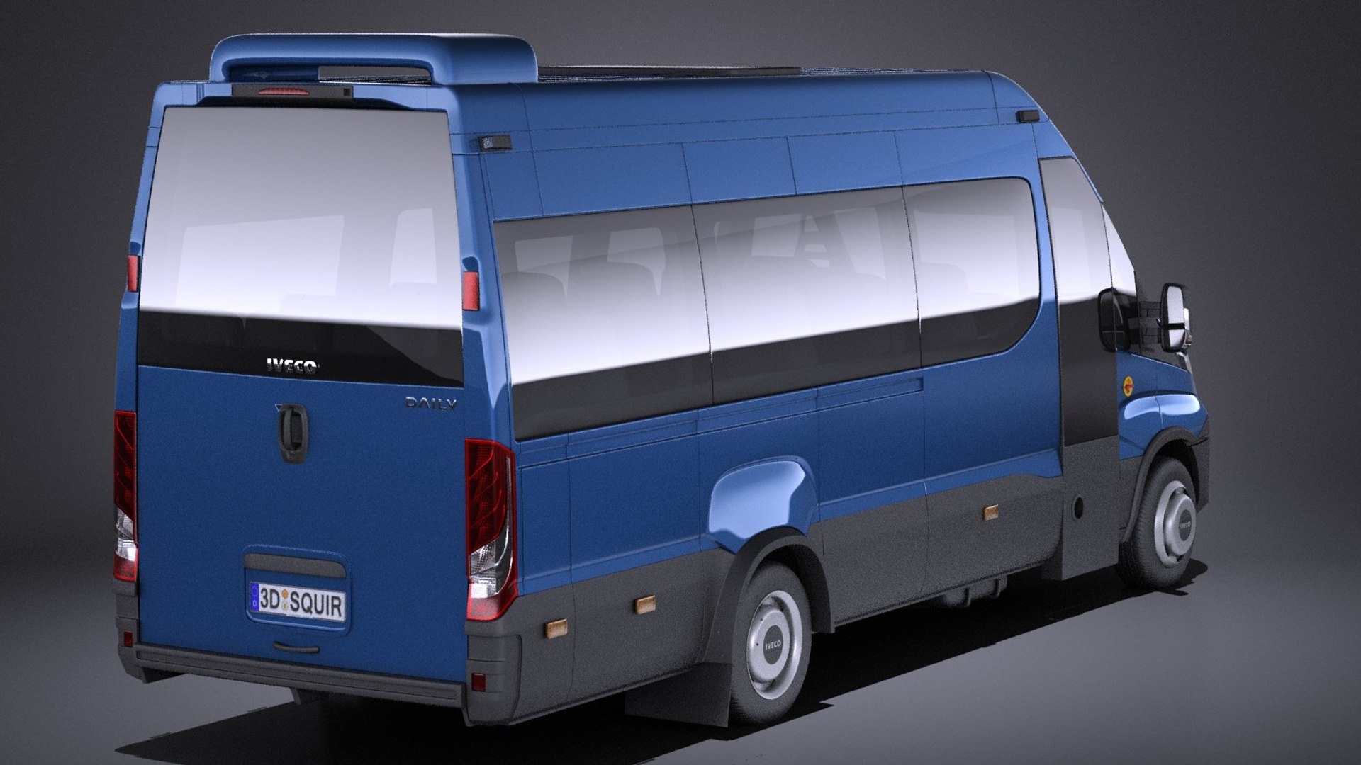 Minibus Bus Iveco 3d C4d