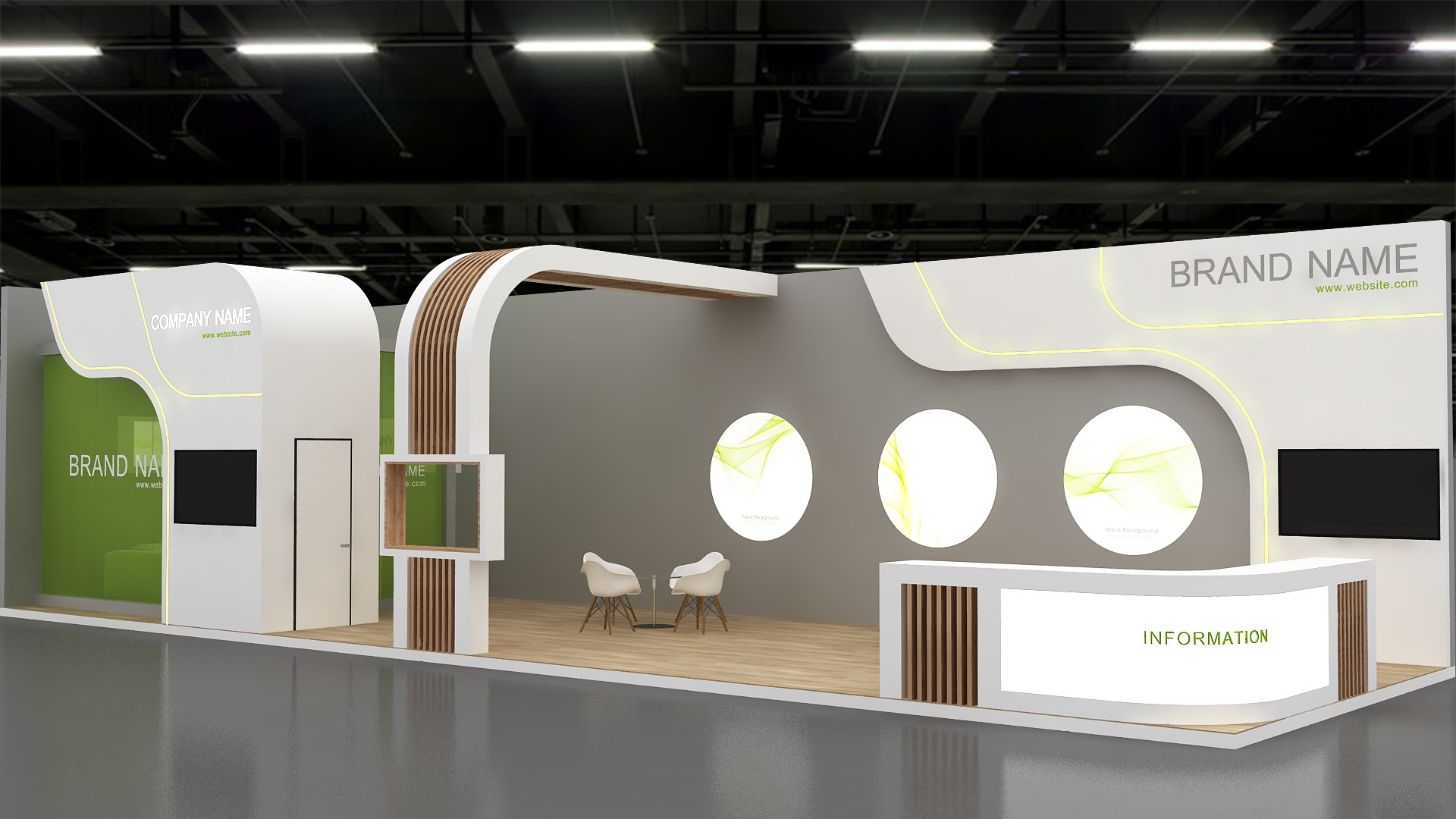 Exhibition 3d Model - TurboSquid 2424331