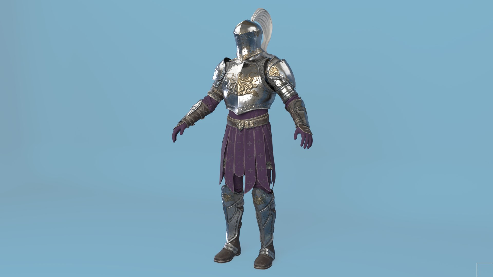 Knight Armor 3D Model - TurboSquid 2299283