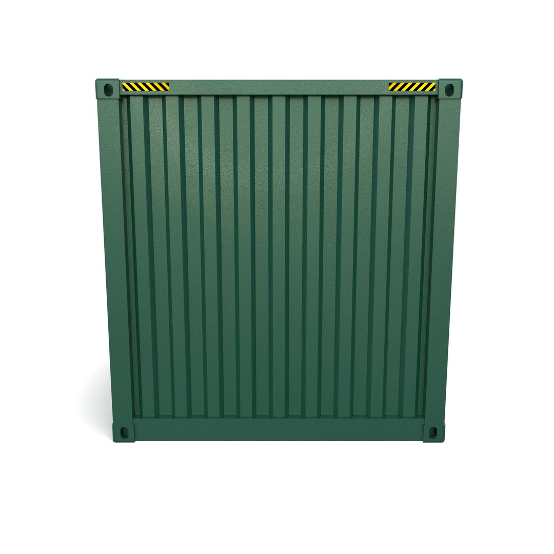 8ft Shipping Container 3D Model - TurboSquid 1324885