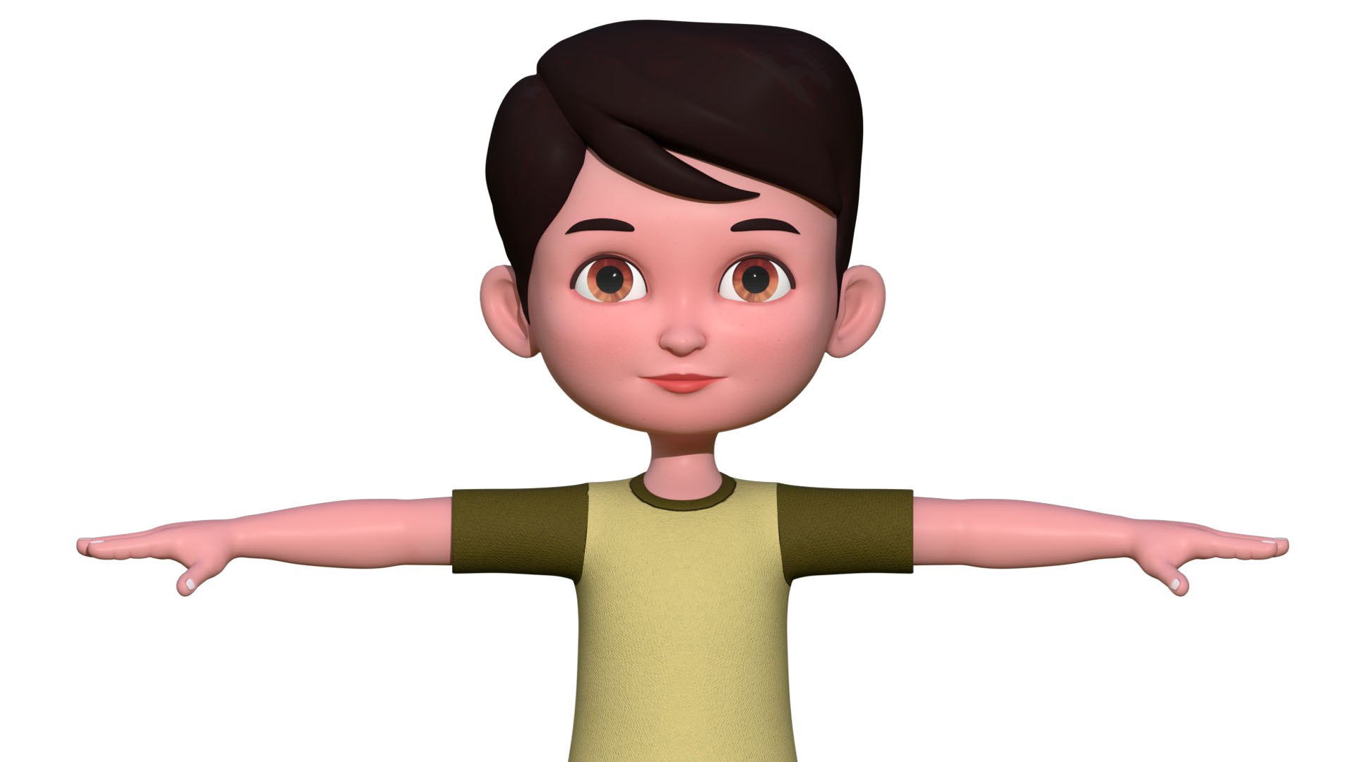 3D Cartoon Brother Model - TurboSquid 1786735
