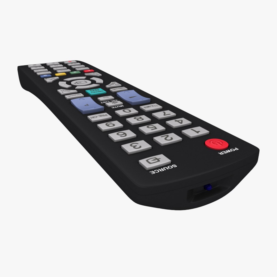 3ds Max Realistic Samsung Remote Control