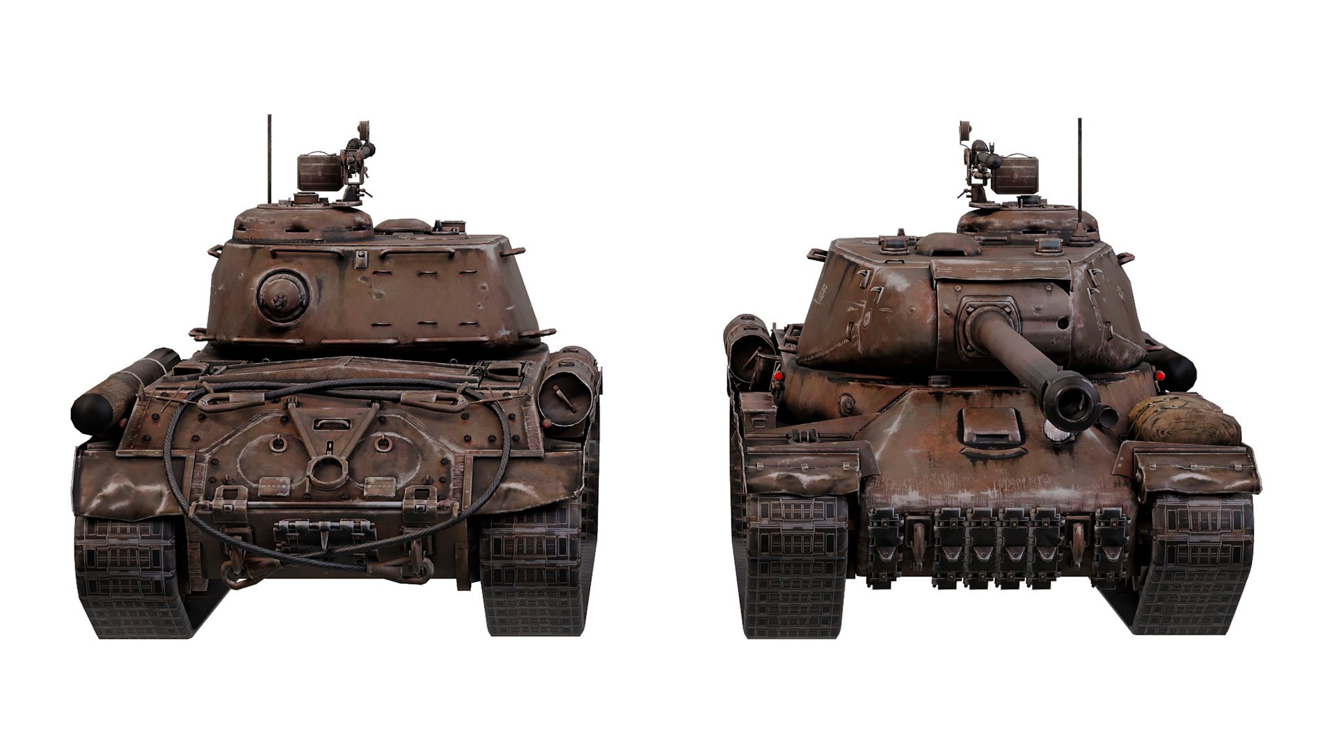 3D Soviet Tank IS2 - TurboSquid 2334928