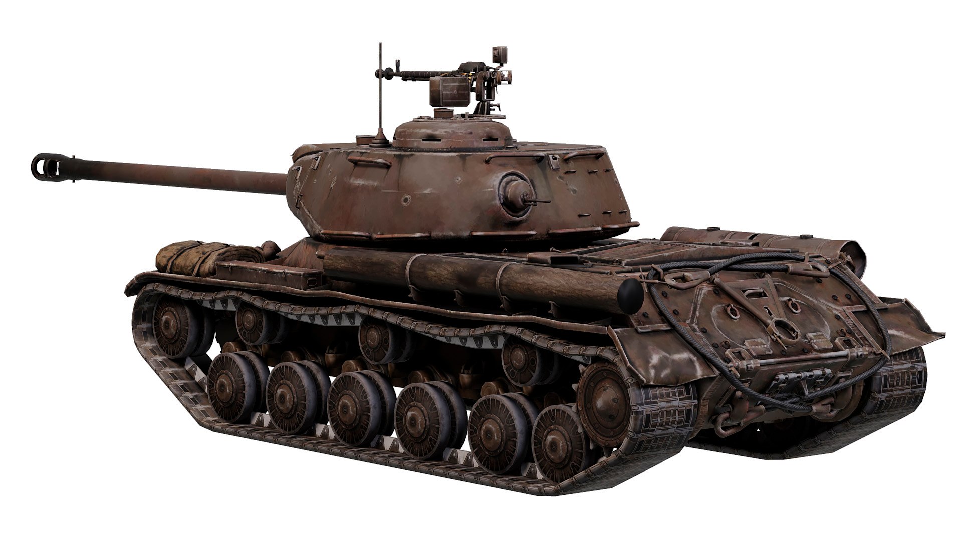 3D Soviet Tank IS2 - TurboSquid 2334928