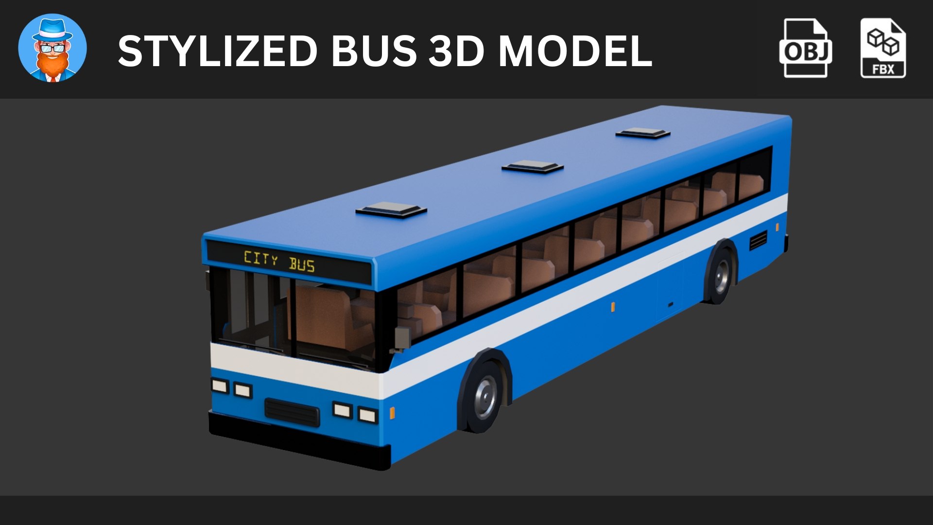 Stylized Bus 3D Model 3D Model - TurboSquid 2398634