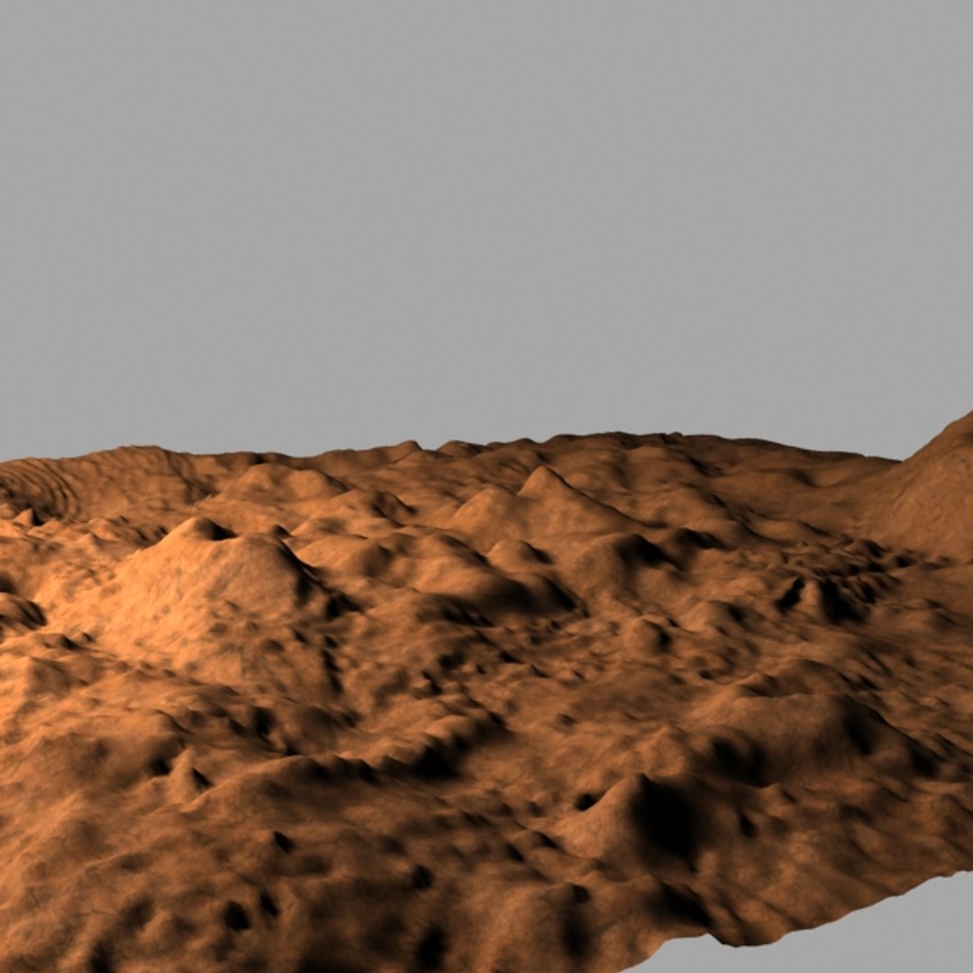 3d Model Desert Terrain