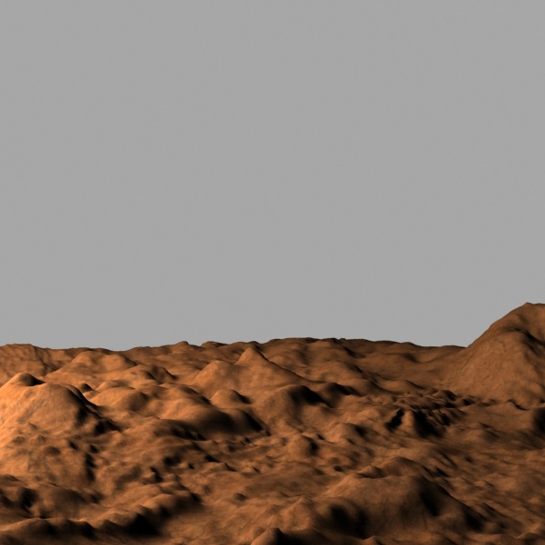 3d Model Desert Terrain