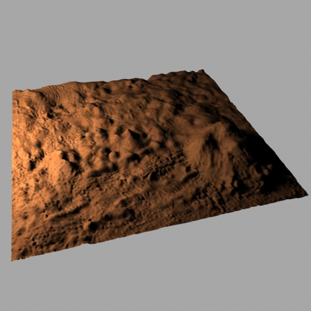 3d Model Desert Terrain
