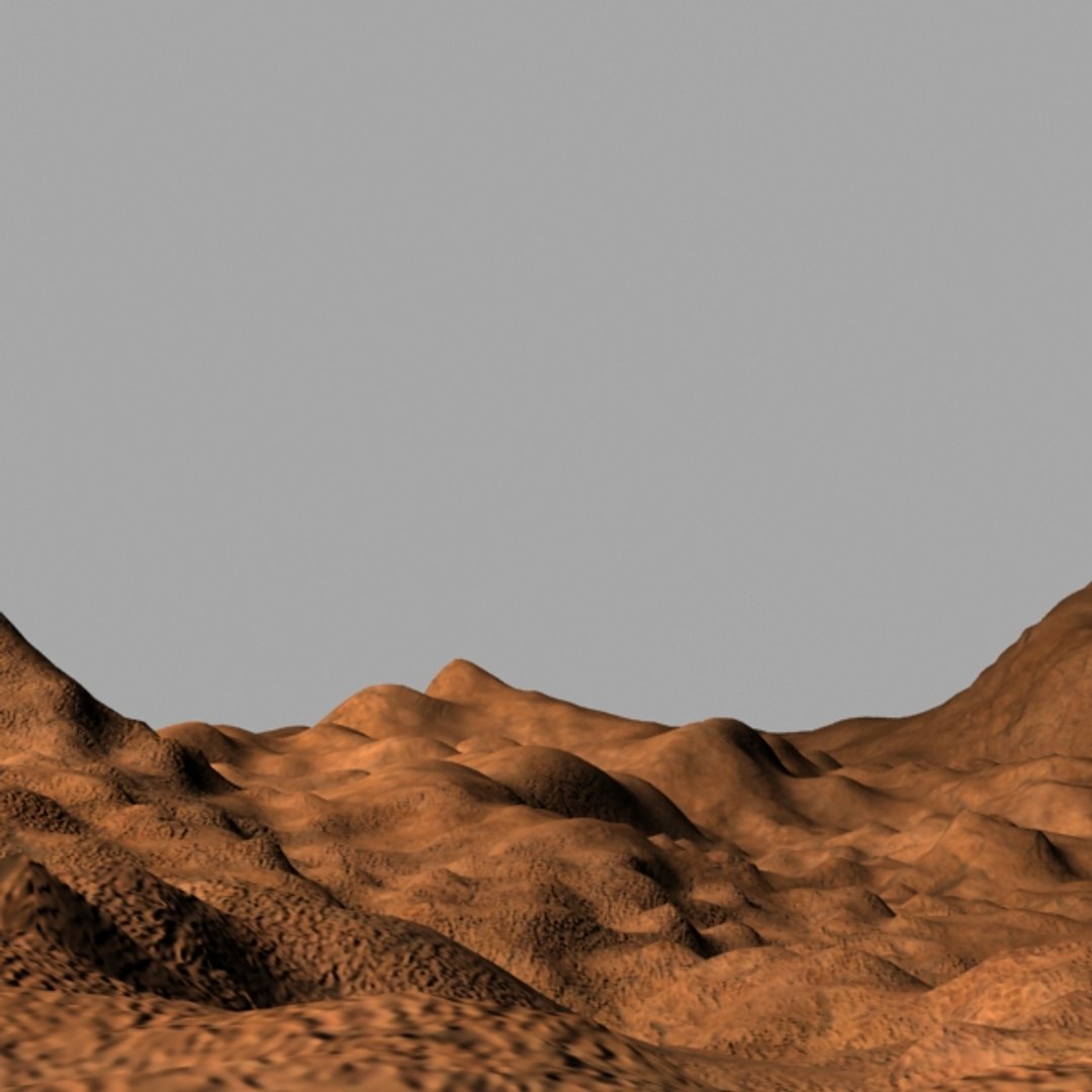 3d Model Desert Terrain
